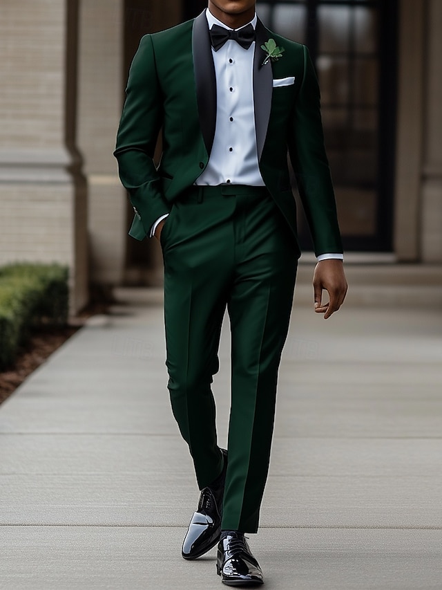 Masculino Baile de Formatura Casamento Fato Preto Rosa Moda Formal Cor ...