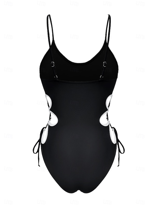Women's One Piece Swimsuit Slimming Ruched Sexy Cutout Monokini ...