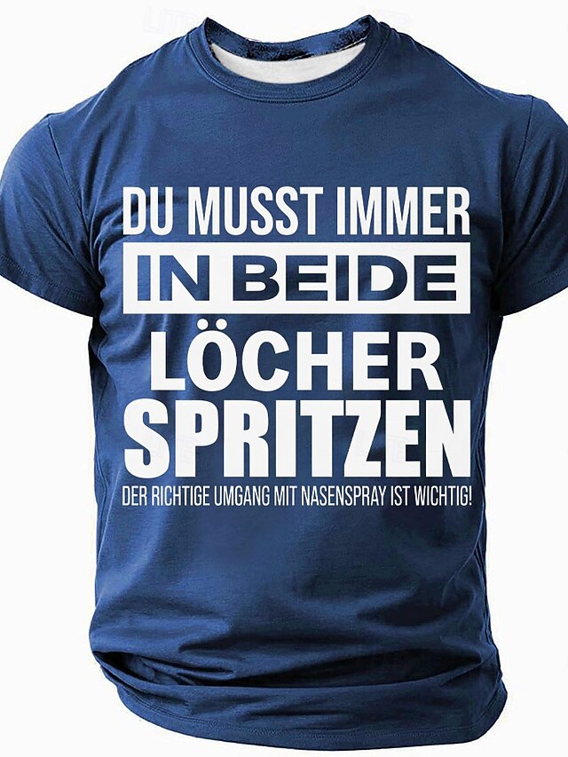 Lustiges Herren Deutsches Grafik T-Shirt mit Wortspielen ...