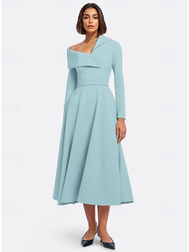 Robe de Cocktail A-Line Robes Formelles pour Invitée de Mariage ...