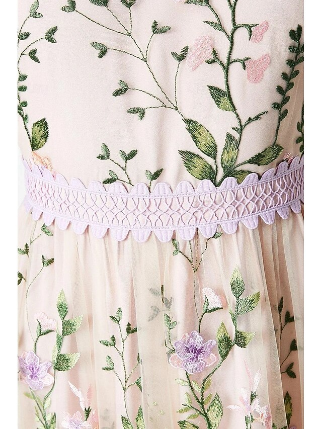 Robe cocktail A-ligne élégante robe semi-formelle mariage longueur thé ...