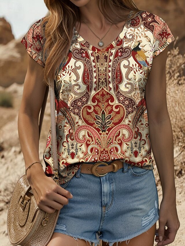 Women's Boho Camisole Tank Top Graphic Vintage Stylish Classic ...