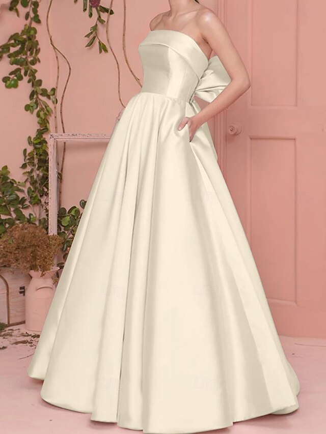 Beach Wedding A-Line Prom Dresses Elegant Dress Wedding Guest ...