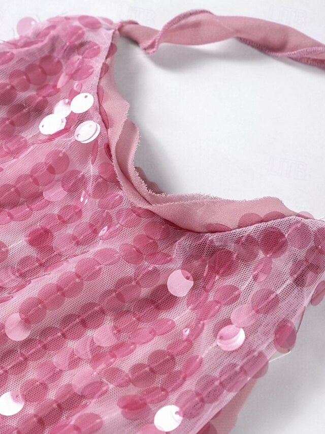 Women's Mini Dress Party Dress Cocktail Dress Halter Neck Dress Fashion ...