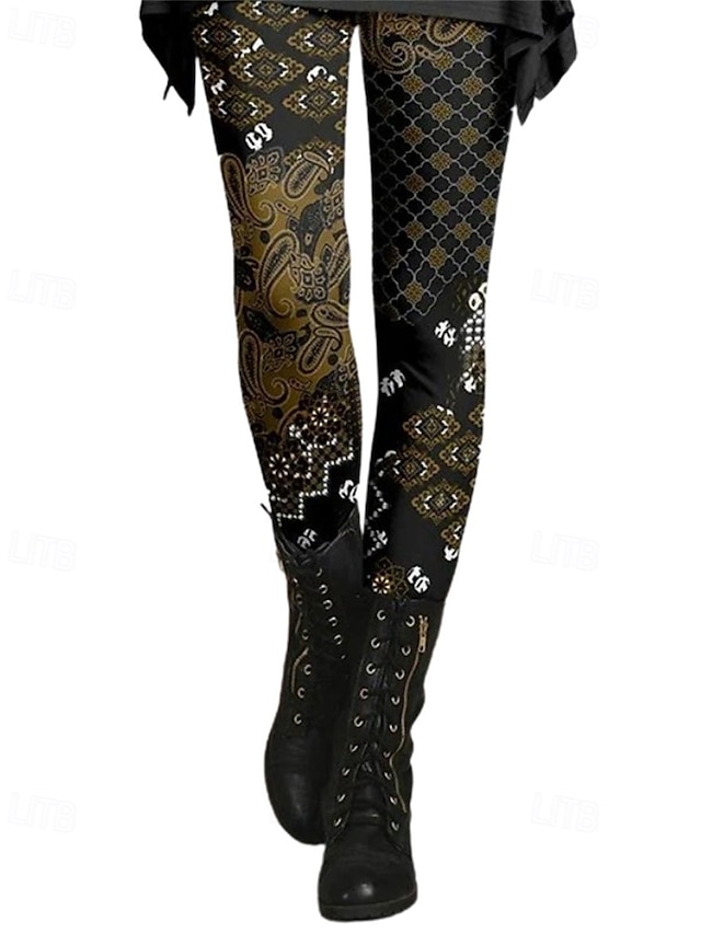 Women's Slacks Leggings Cozy Leggings Streetwear Casual Full Length ...