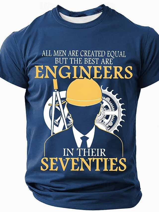 Men's Engineer T-Shirt - Funny Graphic Tee for Engineers In Their ...