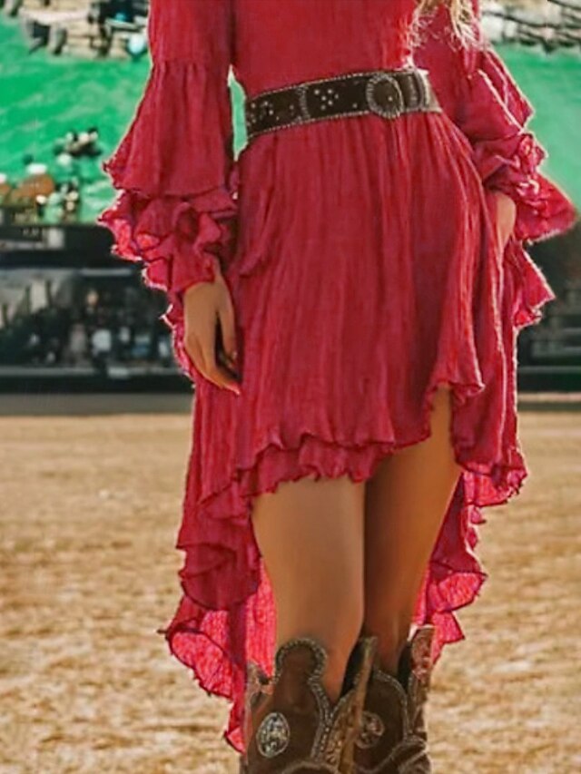 Women's Mini Dress Boho Dress Western Dress Fashion Classic Modern ...