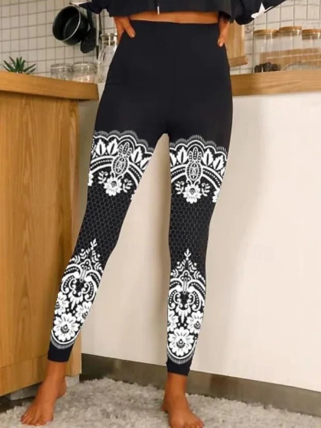 Women's Slacks Leggings Cozy Leggings Tights Athletic Full Length ...