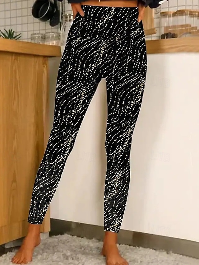 Women's Slacks Leggings Cozy Leggings Tights Athletic Full Length ...