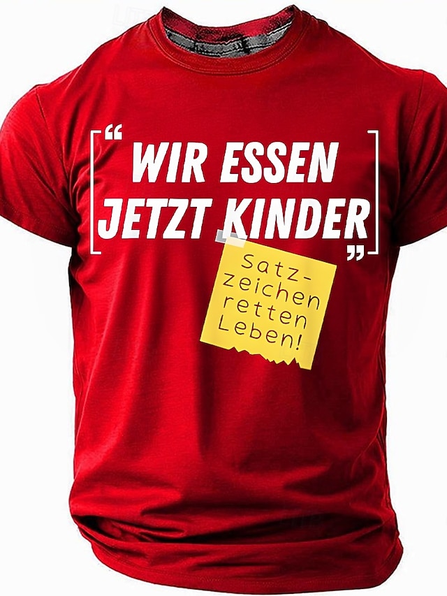 Herrliches T-Shirt Zeichensetzung rettet Leben Deutscher Grammatik Witz ...