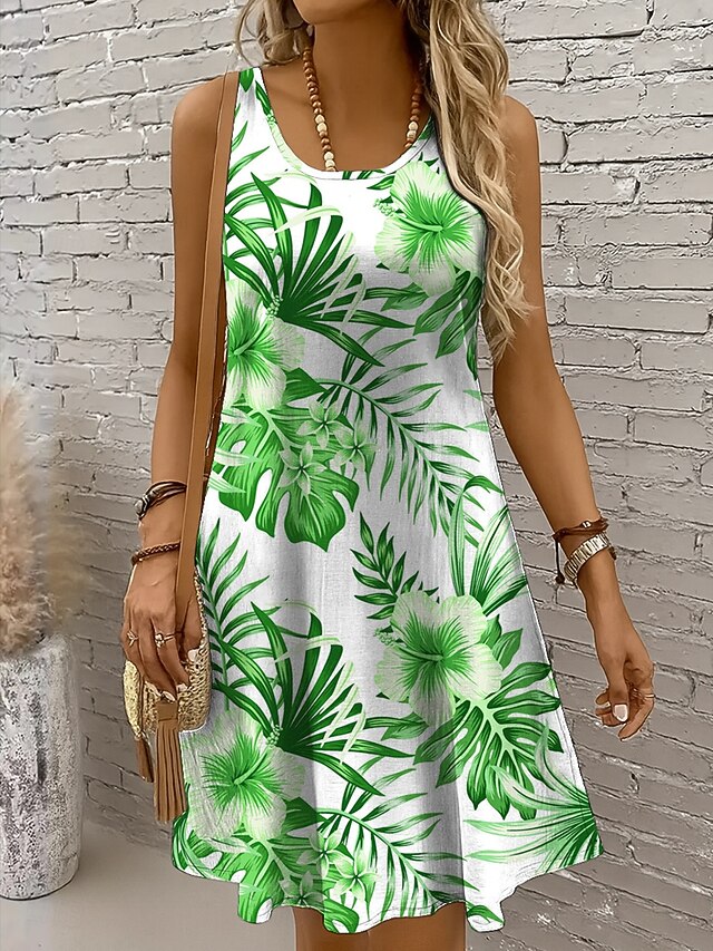 Women's Mini Dress Sundress A Line Dress Summer Dress Vacation Casual ...