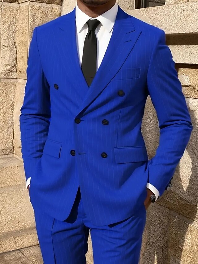 Men's Blazer Suits Business Cocktail Party Wedding Party Fashion Casual ...