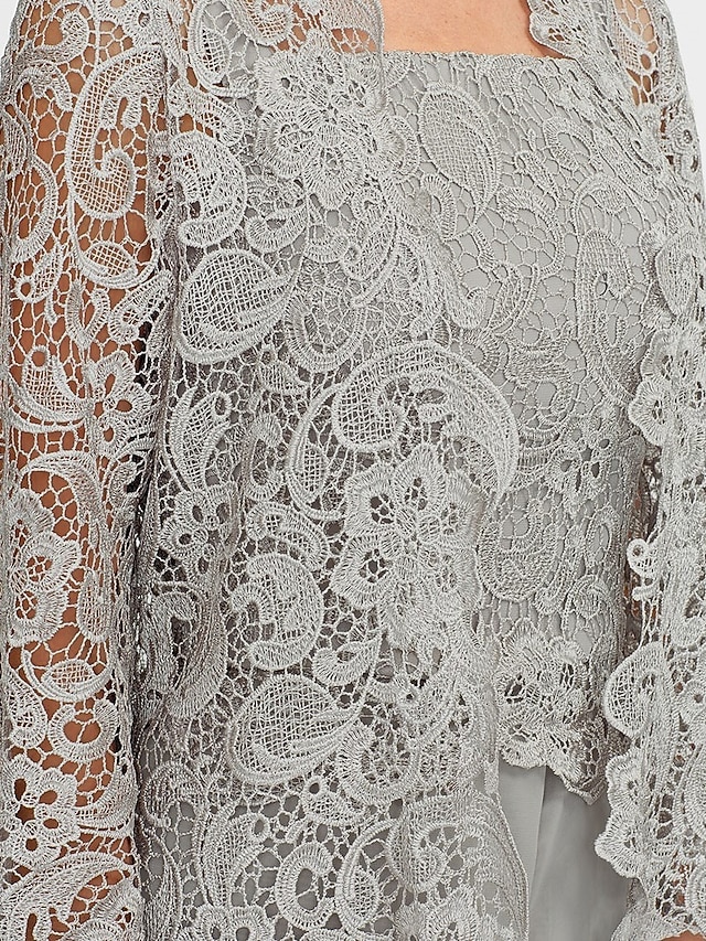 Mother's Wraps Bolero Coats / Jackets Elegant 3/4 Length Sleeve Floral ...