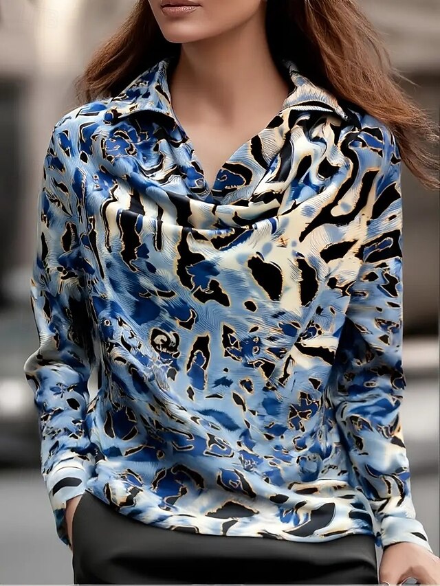 Women's Shirt Dressy Tops Formal Work Shirt Evening Tops Graphic ...