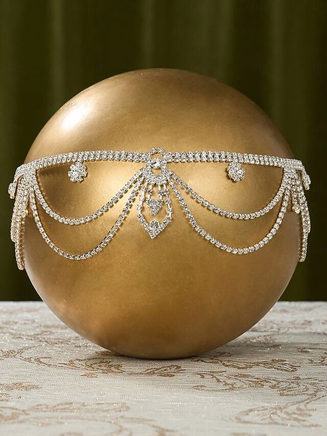 Women's 1920s Gatsby Rhinestone Headpiece Vintage Flapper Hair ...
