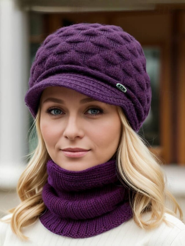 Dames Muts Fedora Hoed Dagelijks Feestdagen Effen Kleur Polyesteri ...