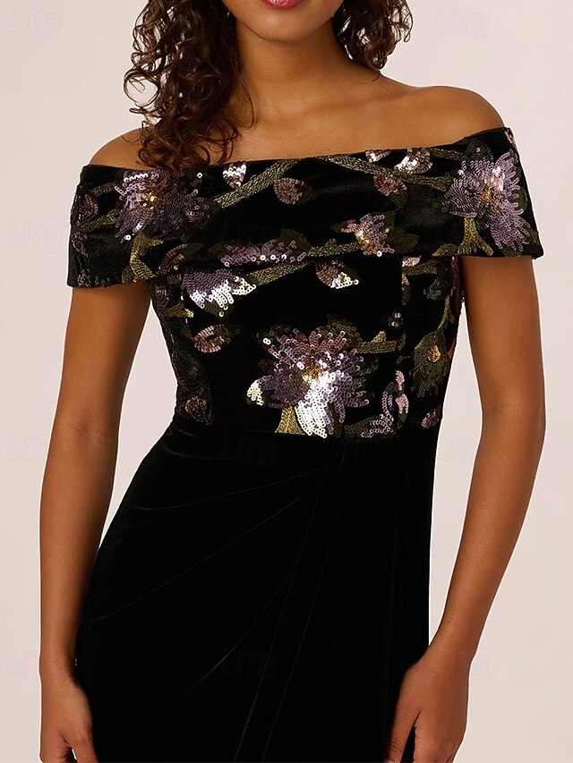 Mermaid Trumpet Sheath Column Floor Length Prom Dresses Evening Gown ...