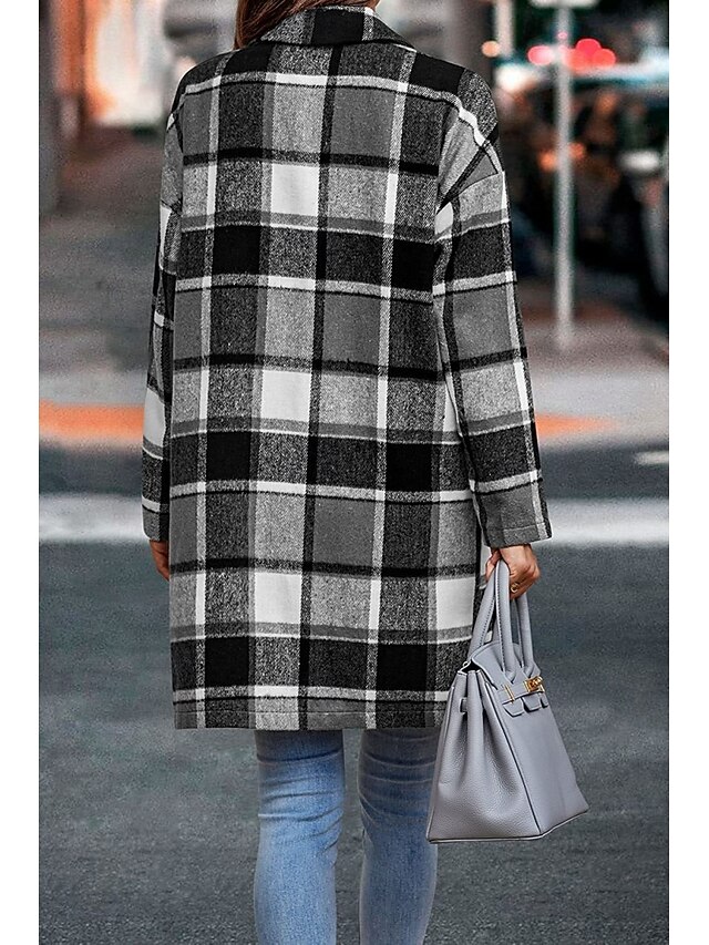 Women's Winter Coat Winter Jacket Comfortable Breathable Pocket Print ...