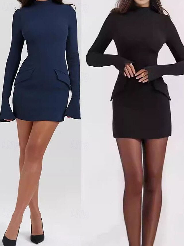 Women's Mini Dress Sheath Dress Fashion Modern Daily Office Vacation ...