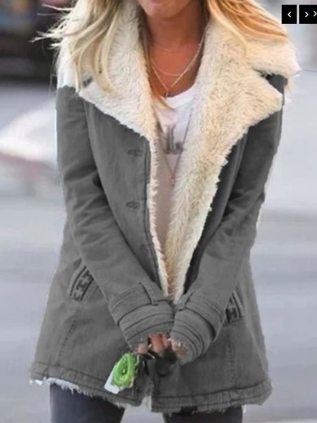 Mujer Abrigo de invierno Chaqueta casual Mantiene abrigado Cómodo ...