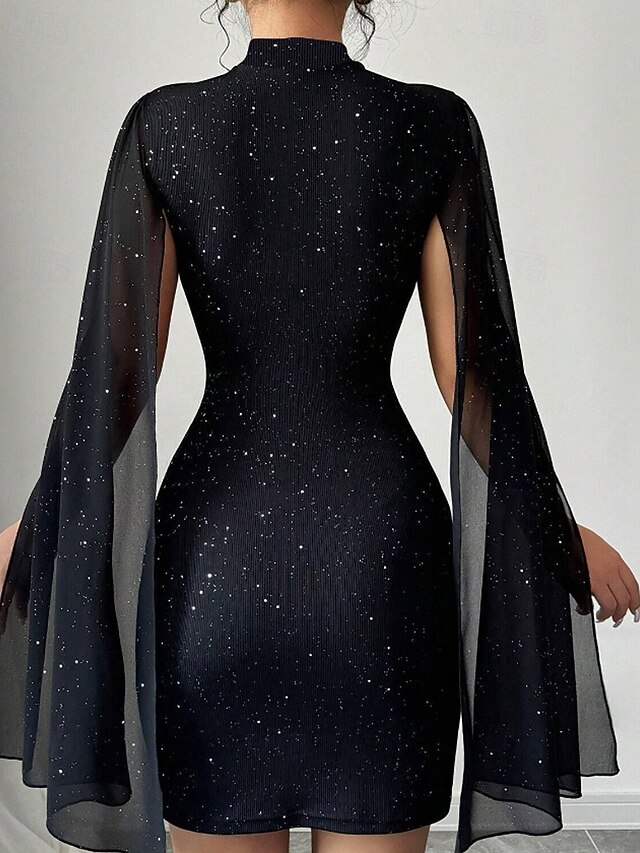 Women's Mini Dress Black Dress Prom Dress Party Dress Cocktail Dress ...