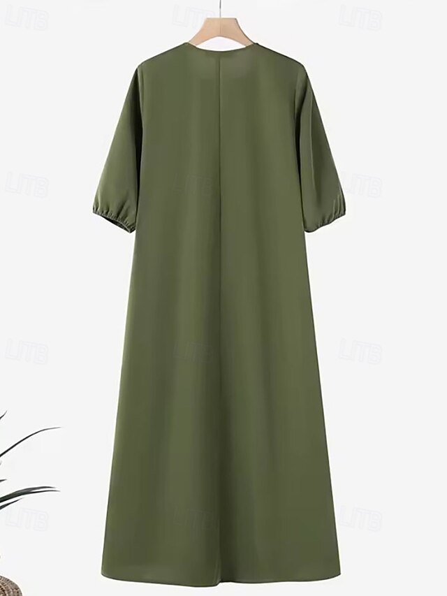 St. Paddy's Day Women's Long Dress Maxi Dress Casual Dress Cotton Linen ...