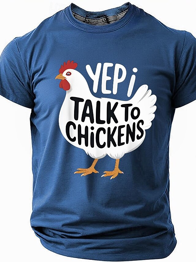Funny Chicken T-shirt, Yep I Talk to Chickens Shirt, Poultry Farmer ...