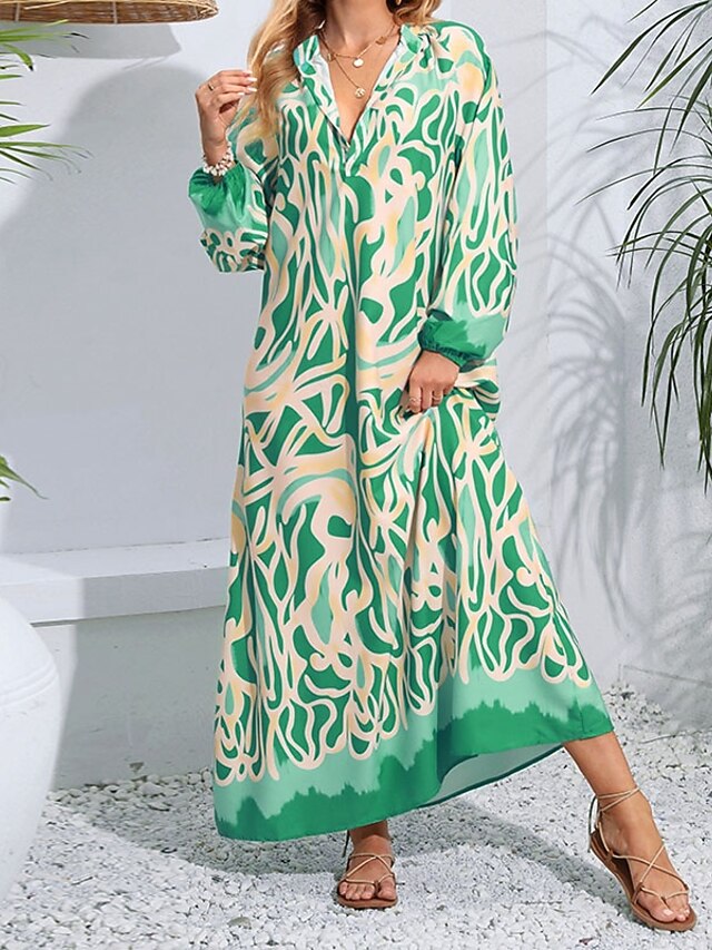 St. Paddy's Day Women's Long Dress Maxi Dress Casual Dress Print Dress ...