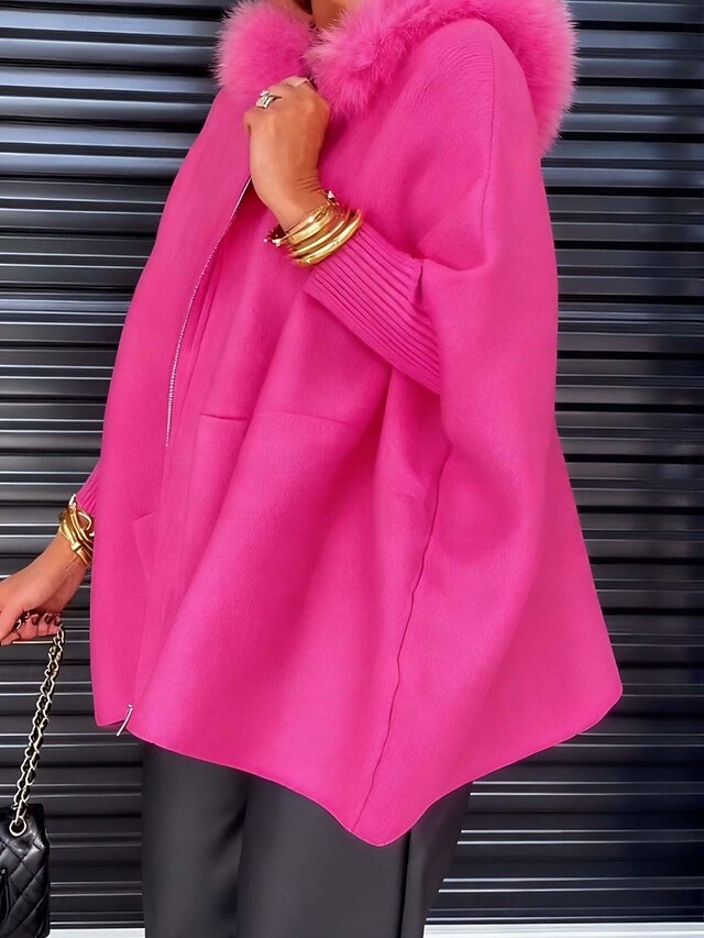 Mujer Abrigo de invierno Chaqueta con capucha Cómodo Transpirable ...