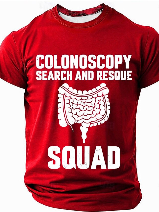Colonoscopy Search And Resque Squad T Shirt Funny Medical Rescue Team ...