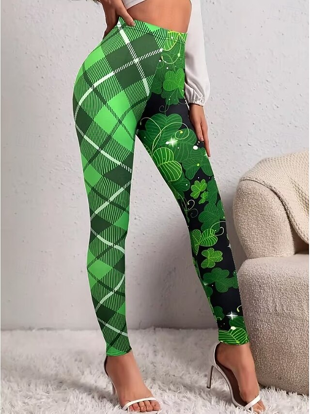 St. Patrick Women's Leggings Active Vacation Fashion Full Length High ...