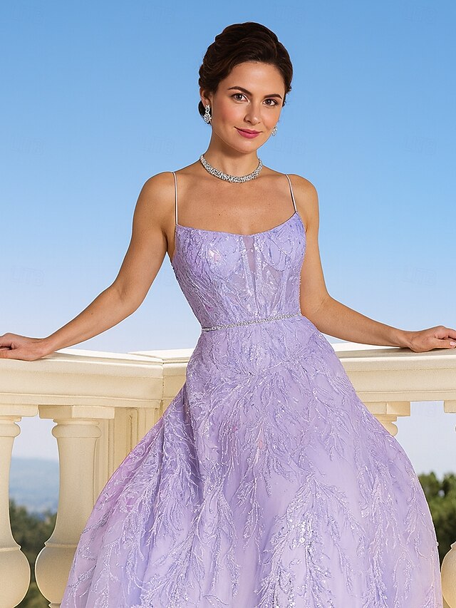 A-Line Floor Length Formal Dresses Evening Gown Quinceanera Dresses ...