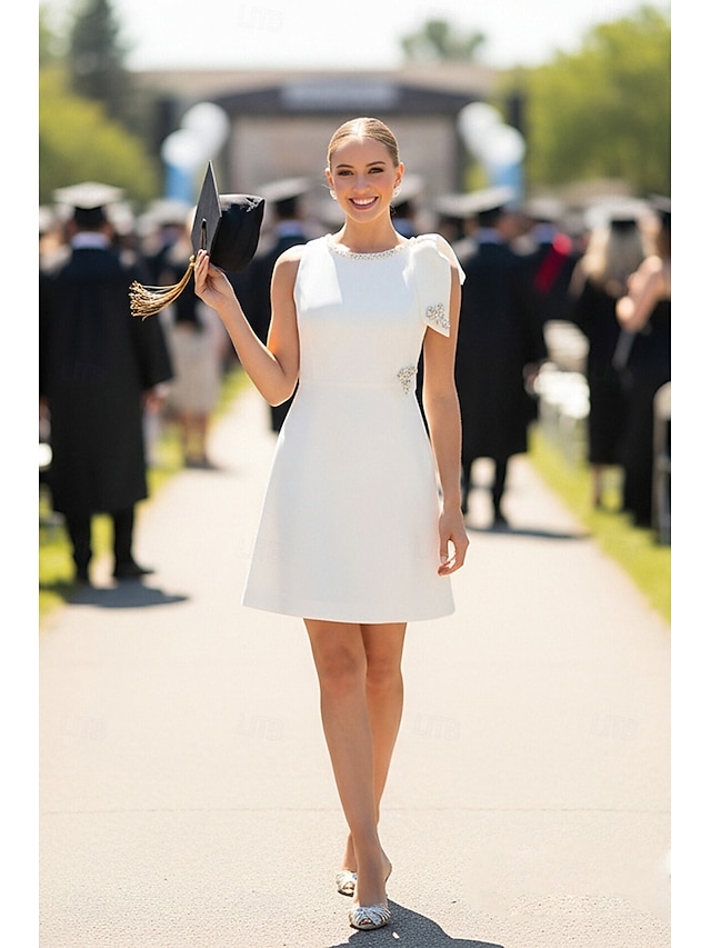 Sheath Column Short Mini Graduation Dress Party Dress Cocktail Dress ...