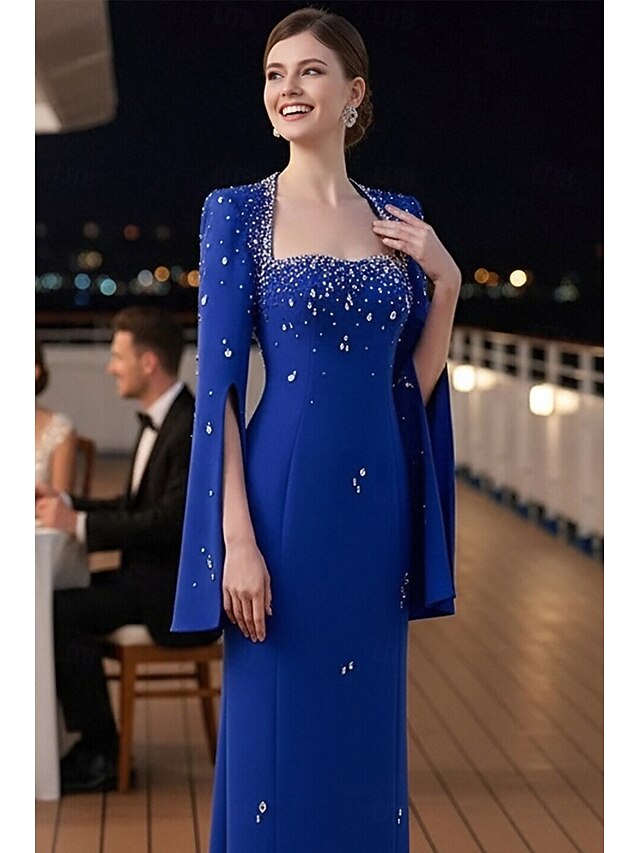 Sheath Column Floor Length Formal Dresses Evening Gown Evening Gown ...