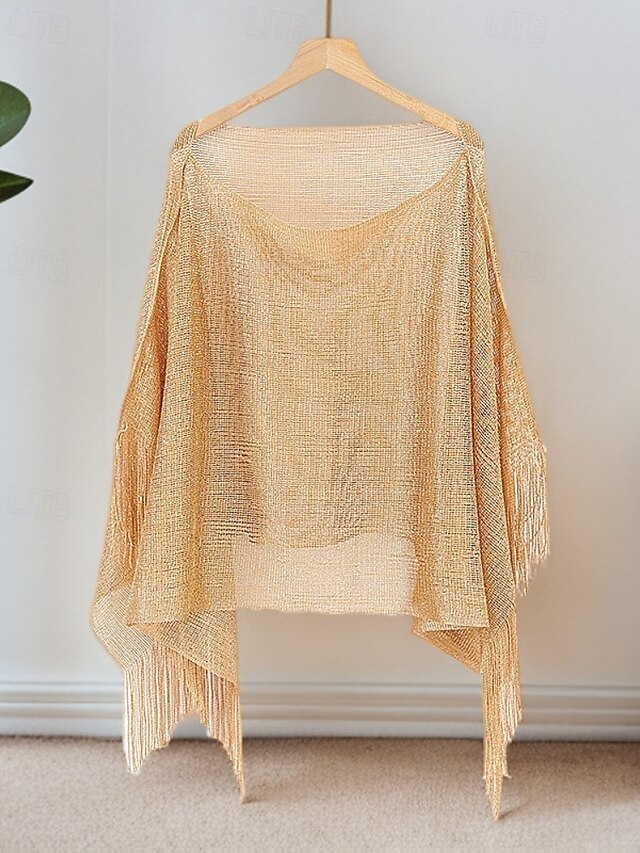 Women's Swimwear Cover Up Swimsuit Fringe Hem Vacation Beach Wear Plain ...