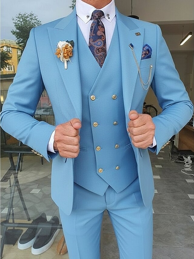 Men's Tuxedos Suits Beach Wedding Spring Wedding White Pink Spring ...