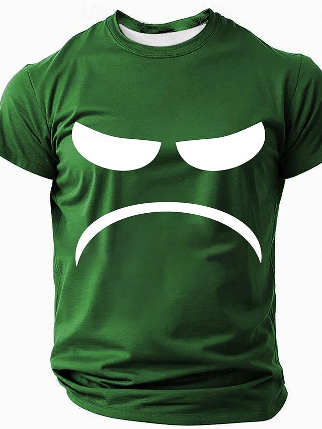 Funny Angry Face T Shirt Grumpy Mood Graphic Tee Minimalist Mad ...