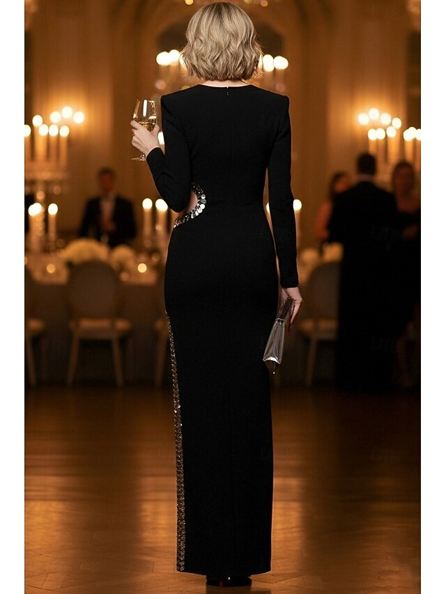 Sheath Column Floor Length Formal Dresses Evening Gown Evening Gown ...