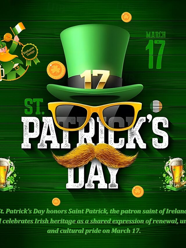 St. Patrick's Day Men's Celtic Cross Celtic Knot Shirt Button Up Shirt ...