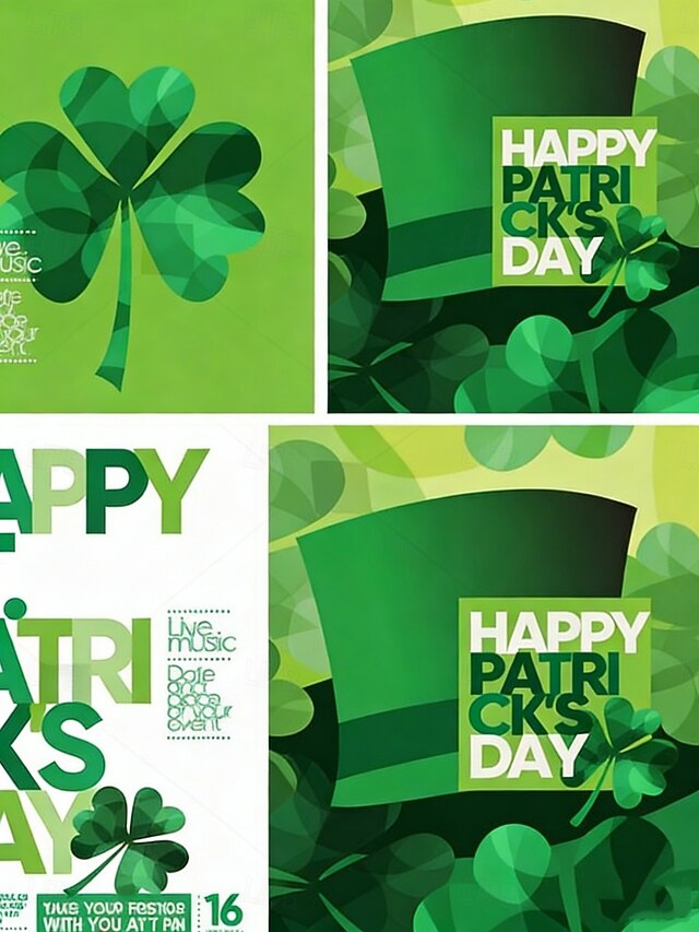 St. Patrick's Day Women's T Shirt Tee Top Color Block Fashion Stylish ...