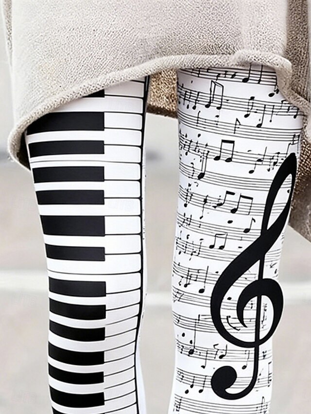 Women's Leggings Cozy Leggings Vacation Casual Full Length High Waist ...