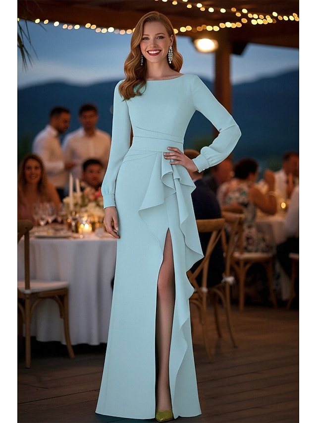Sheath Column Floor Length Formal Dresses Evening Gown Prom Dresses ...