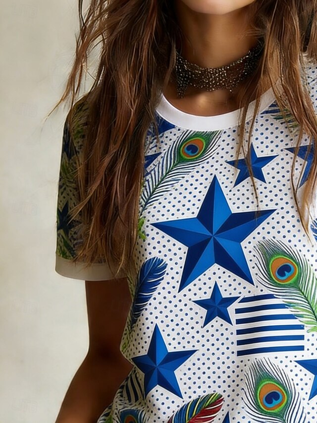 Carnival Mardi Gras Women's T Shirt Tee Top Graphic Star Stylish ...