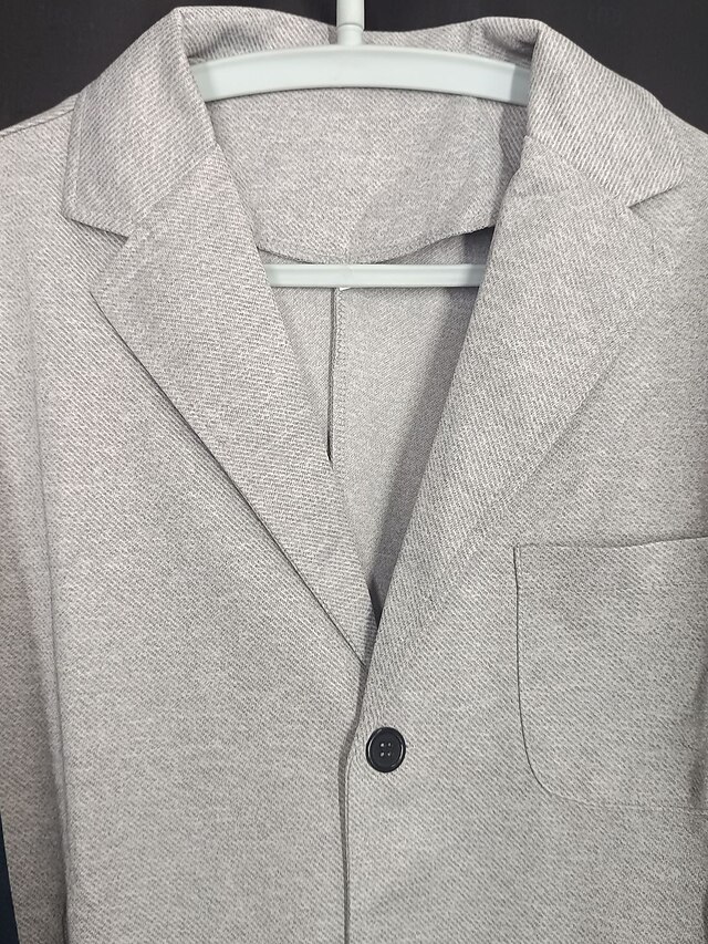 Men Blazer Casual Jacket Casual Daily Elegant Warm Spring Fall Knit ...
