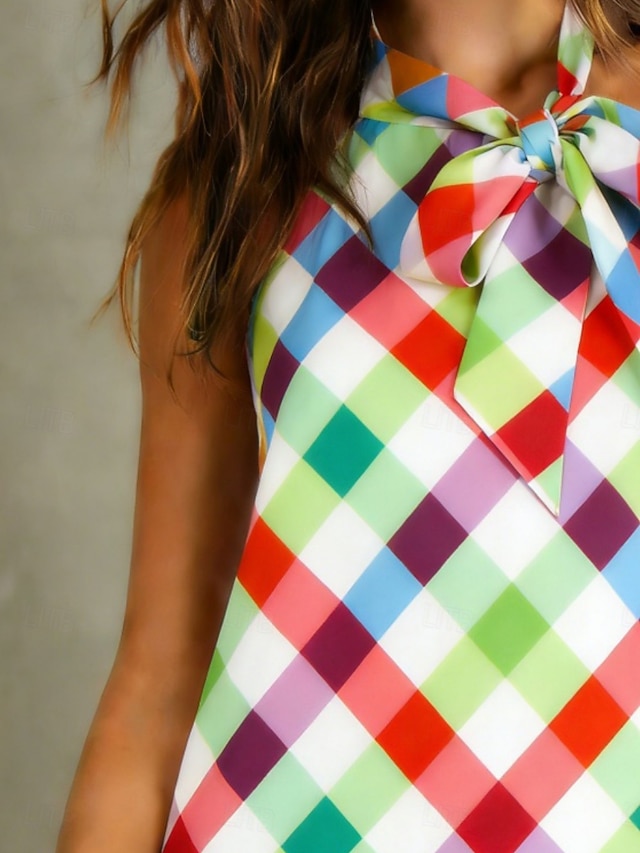 Women's Satin Top Halter Neck Top Tank Top Sleeveless Shirt Graphic ...