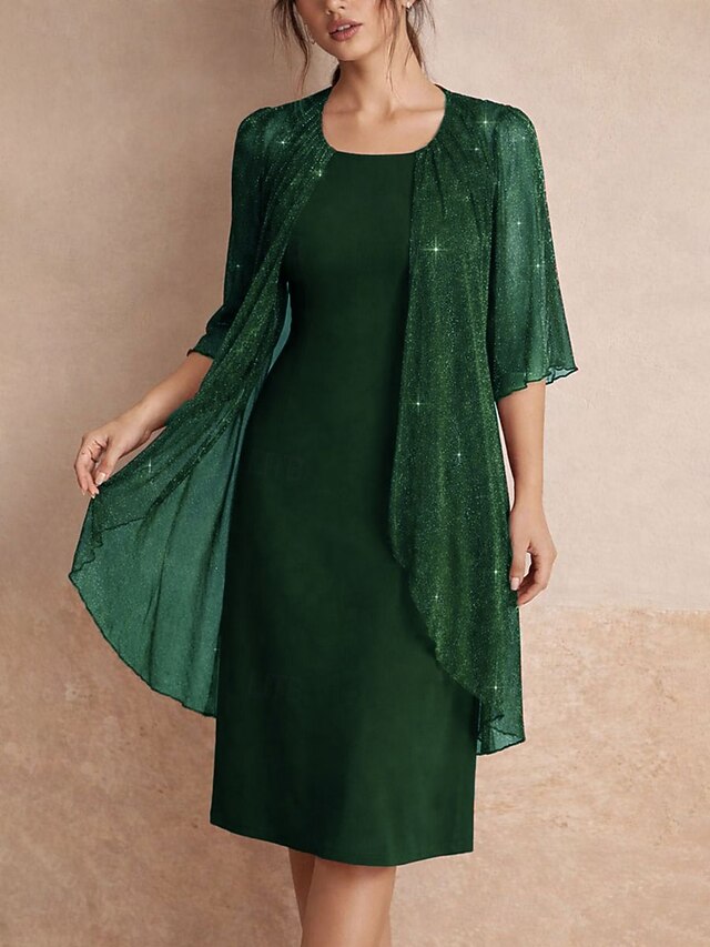 Women's Mini Dress Sheath Dress Elegant Party Cocktail Outdoor Party ...