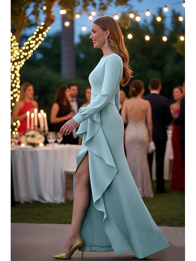 Sheath Column Floor Length Formal Dresses Evening Gown Prom Dresses ...