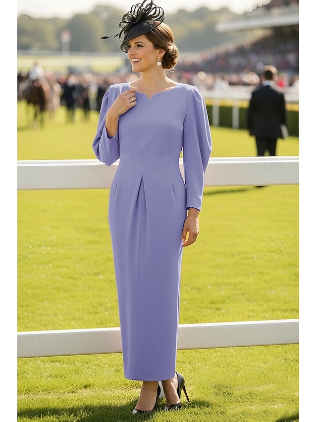 Sheath Column Floor Length Formal Dresses Derby Dress Evening Gown ...