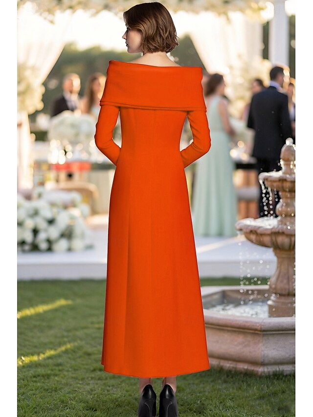 Women's Tuxedo Dress A-Line Business Office Work Elegant Formal Long ...