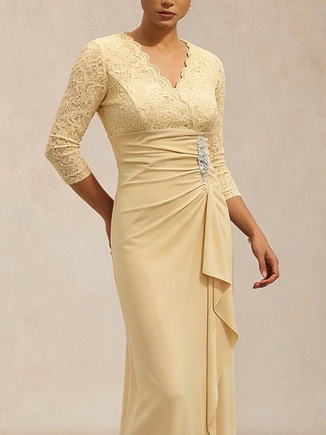 Women's Maxi Dress Sheath Dress Empire Waist Dresses Elegant Evening ...